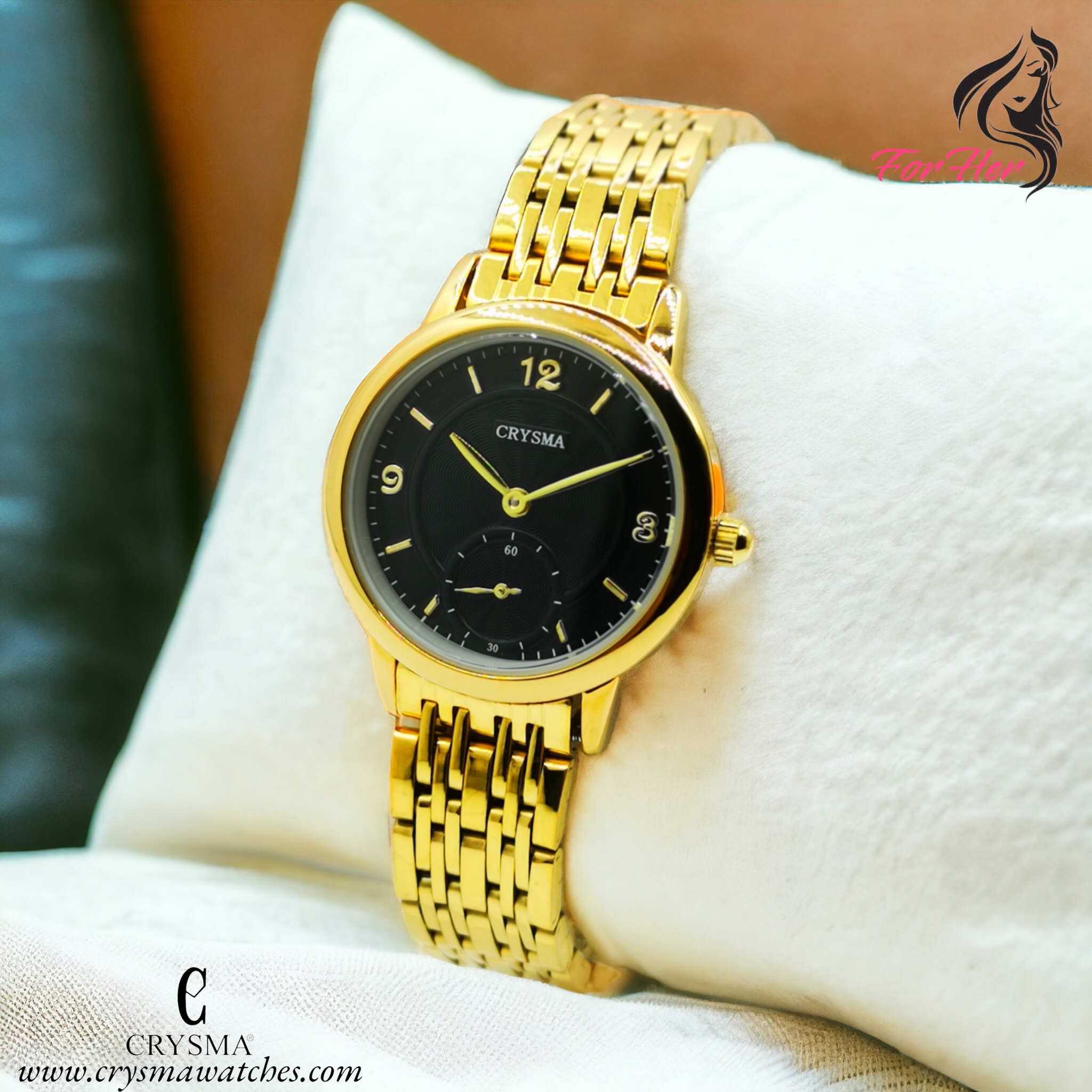 Crysma CRL80262 Eagle – Girls Chain Watch Design
