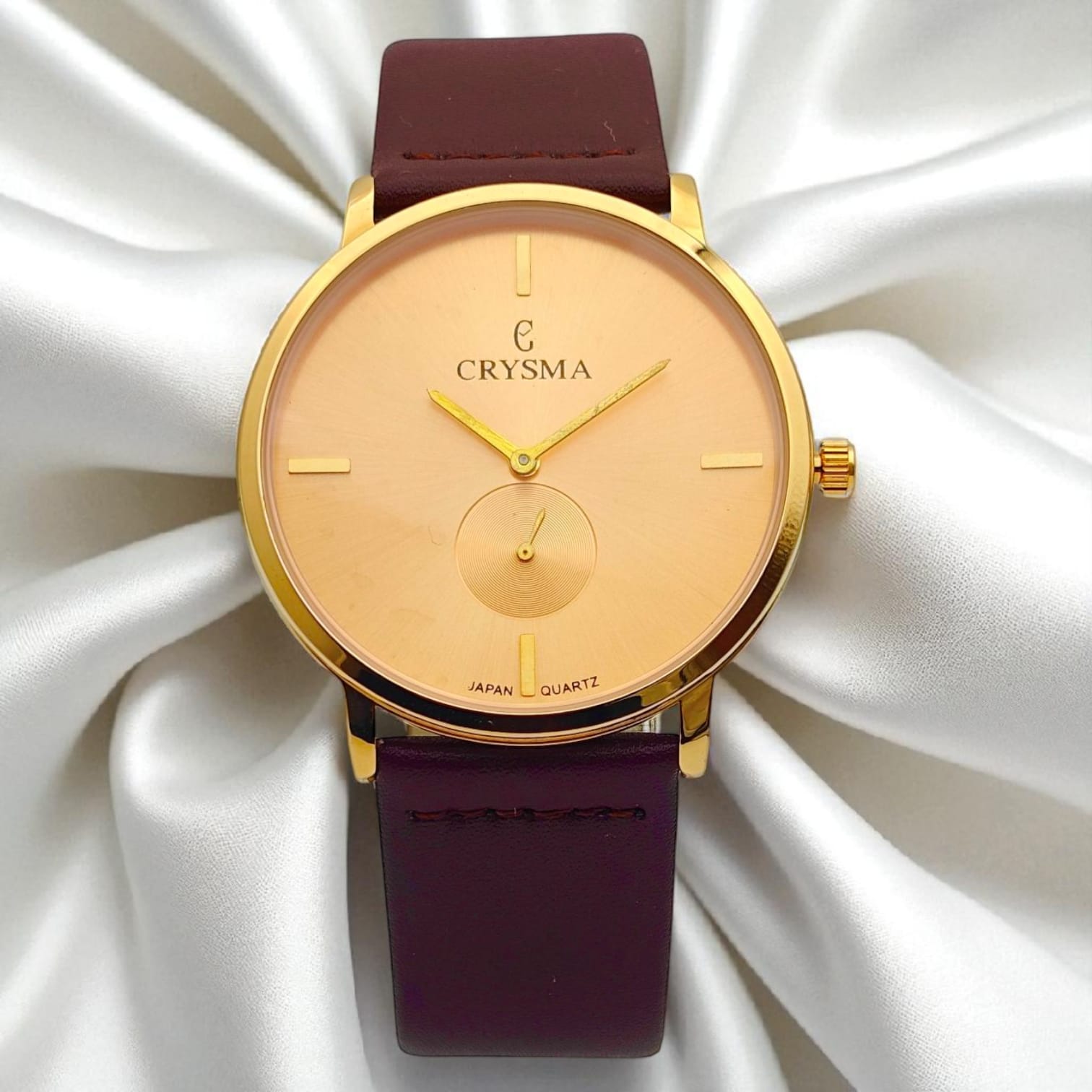Crysma CRL8303 Goldmark - Luxury Strap Watches for Men